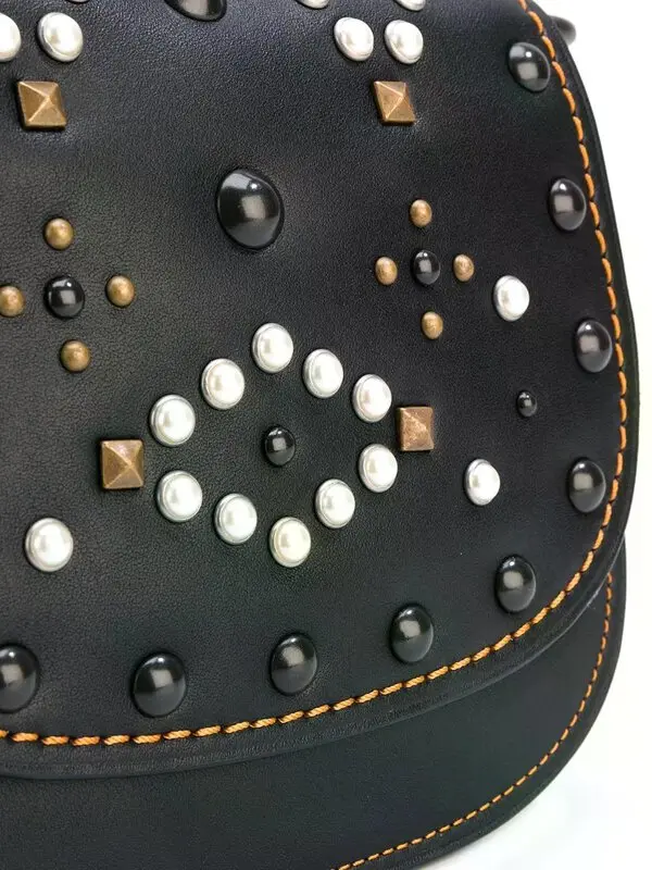COACH Mini Studded Saddle Bag
