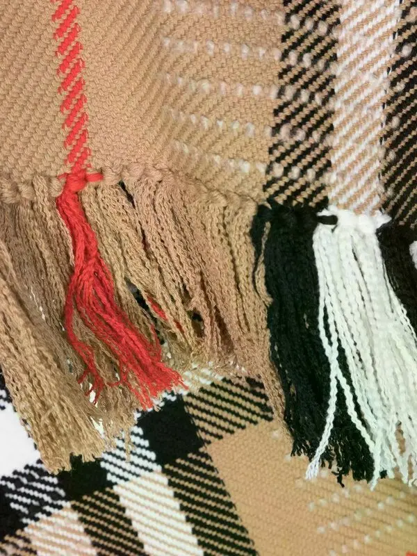Burberry Vintage Check Knit Scarf - Neutrals