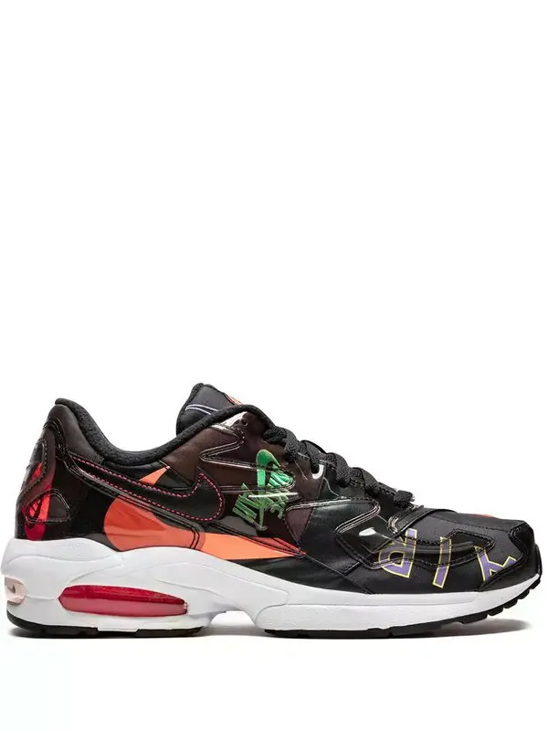 Nike X Atmos Air Max 2 Light Qs Logos Alternative Sneakers - Black