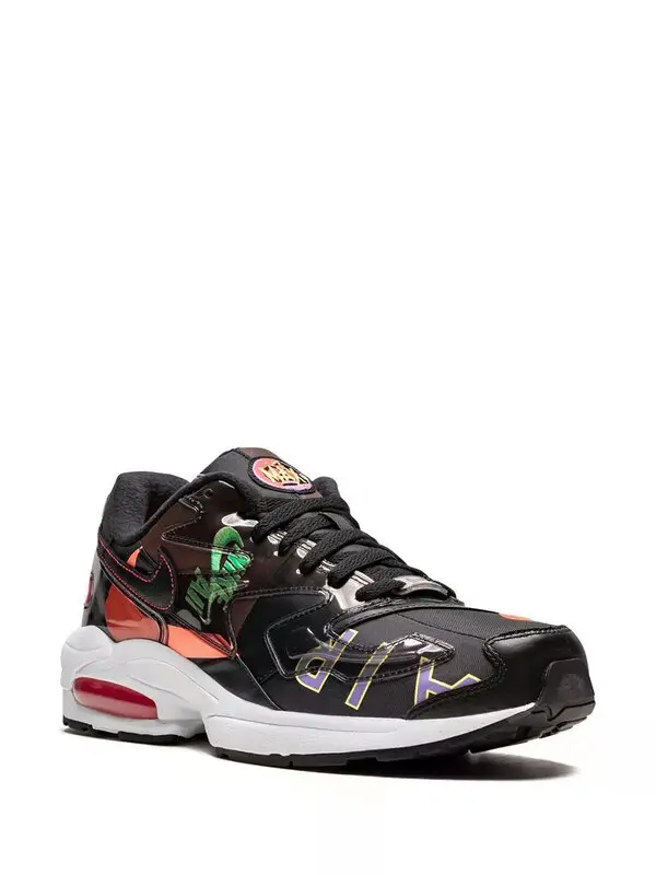 Nike X Atmos Air Max 2 Light Qs Logos Alternative Sneakers - Black