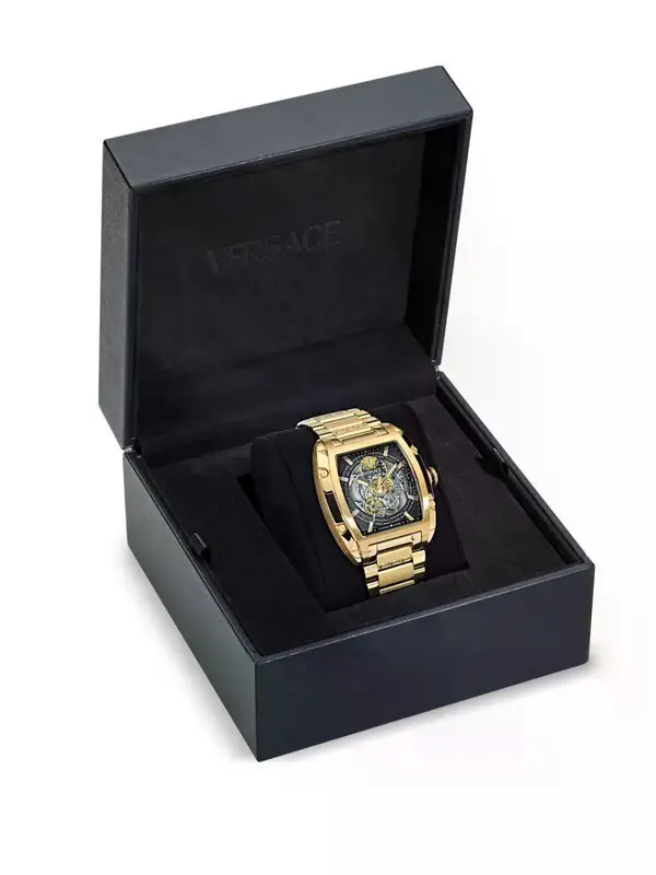 Versace Dominus Skeleton 49.5mm Watch