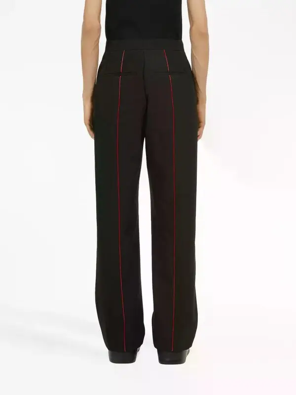 FERRAGAMO Contrasting Trim Cotton Track Pants