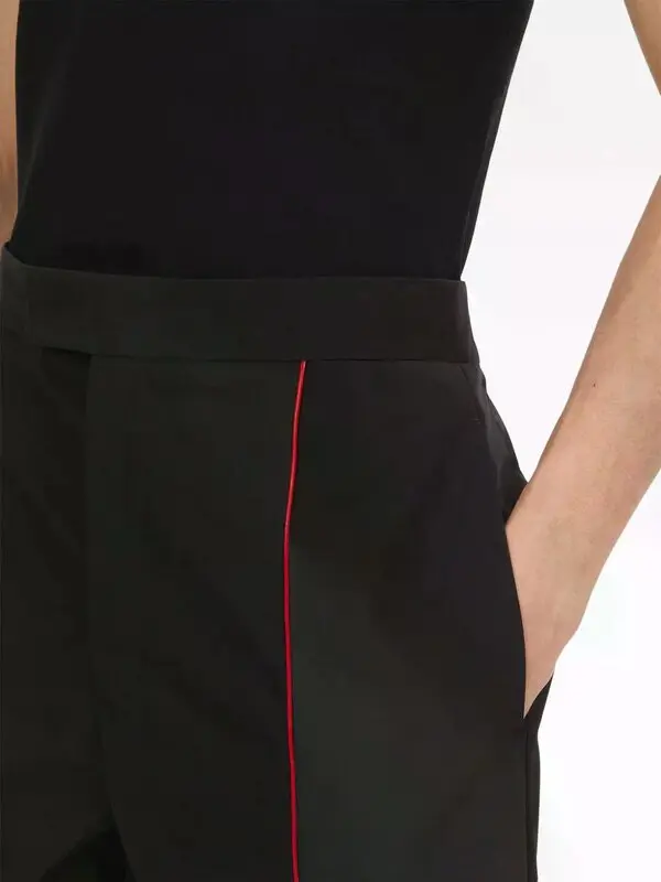FERRAGAMO Contrasting Trim Cotton Track Pants