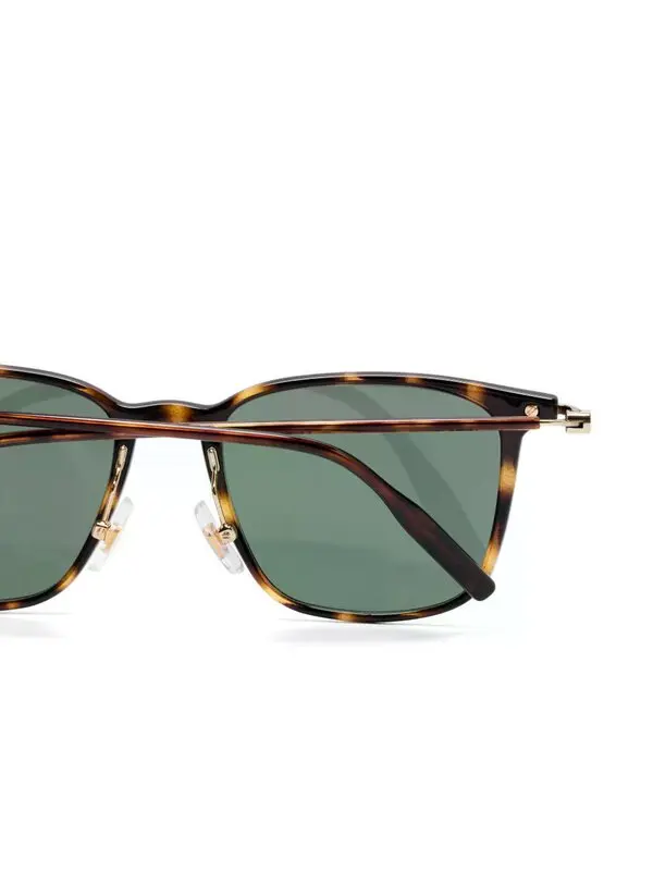Montblanc Square-frame Sunglasses - Brown
