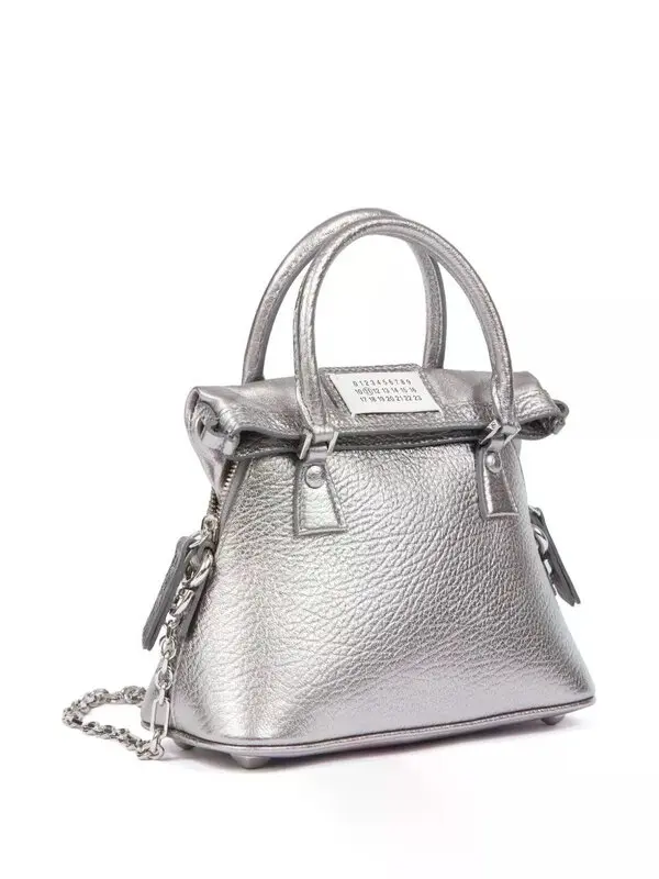 MAISON MARGIELA 5ac Classique Micro Tote - Silver