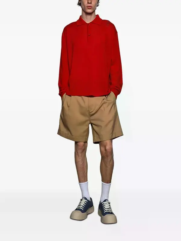 Marni Logo-embroidered Polo Shirt