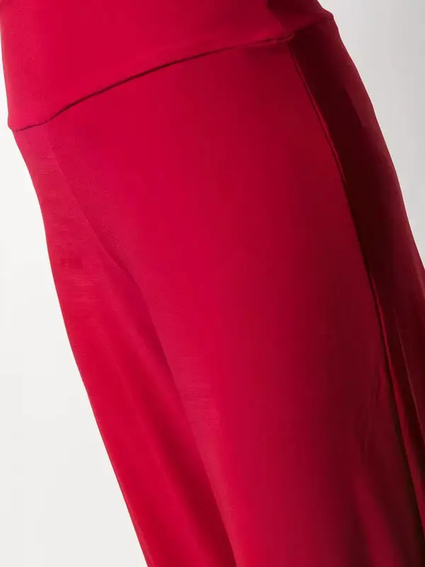 Norma Kamali High-waisted Flared Trousers