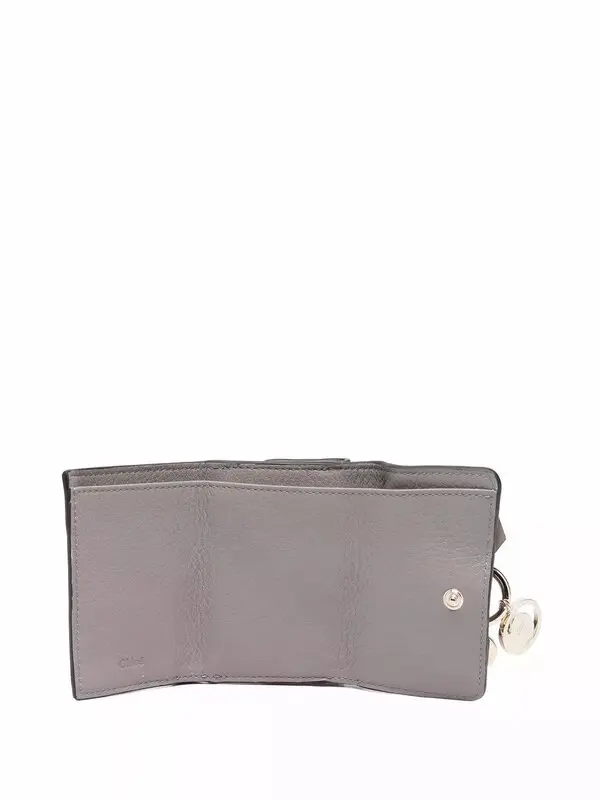 Chloé Alphabet Tri-fold Wallet - Grey