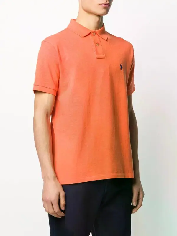 Polo Ralph Lauren Embroidered Logo Polo Shirt - Orange