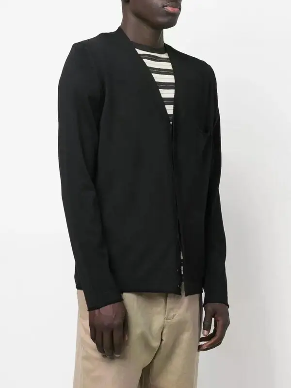 GOES BOTANICAL V-neck Button Merino Cardigan