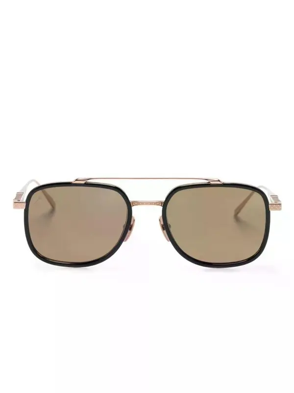 LEISURE SOCIETY Tempest Pilot-frame Sunglasses
