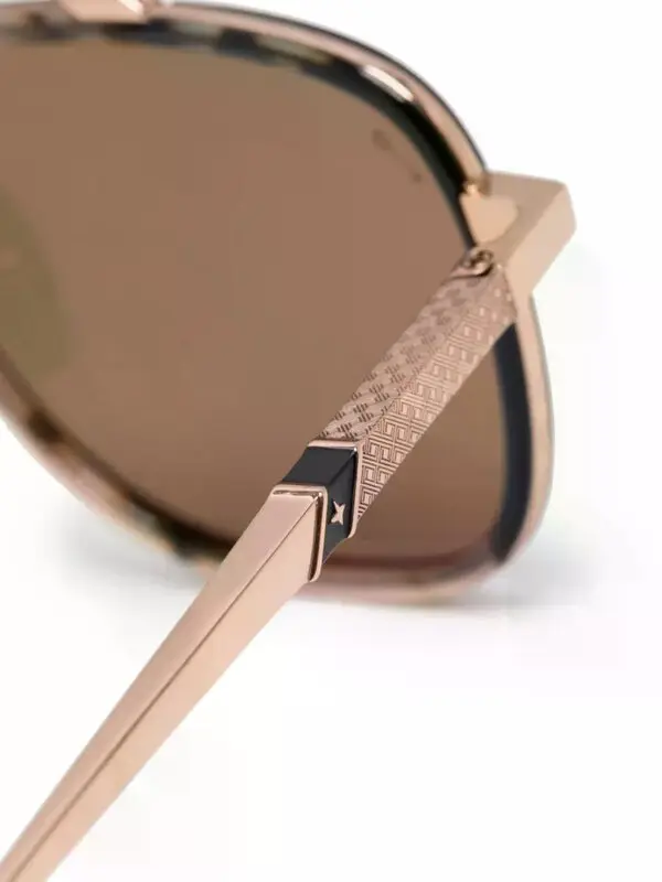 LEISURE SOCIETY Tempest Pilot-frame Sunglasses