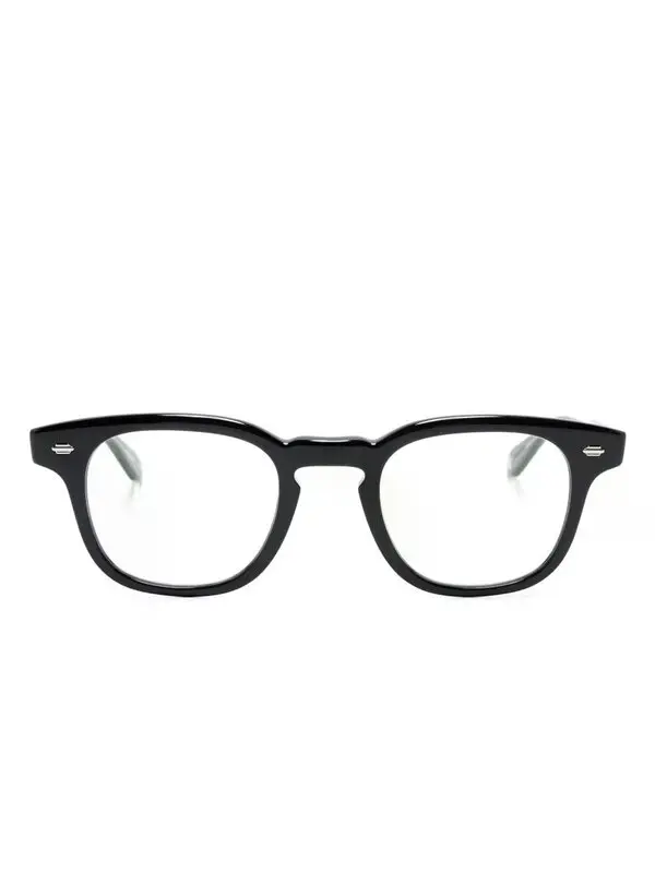 Garrett Leight Sherwood Square-frame Glasses - Black
