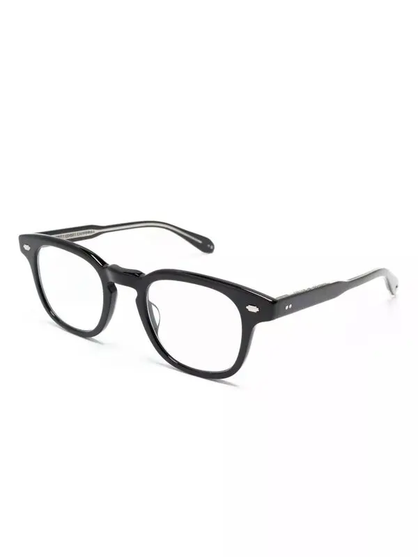 Garrett Leight Sherwood Square-frame Glasses - Black