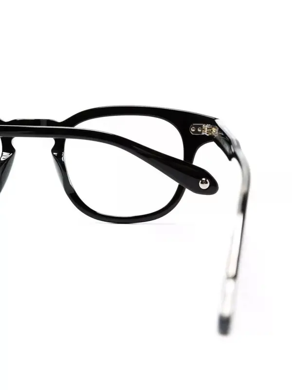 Garrett Leight Sherwood Square-frame Glasses - Black