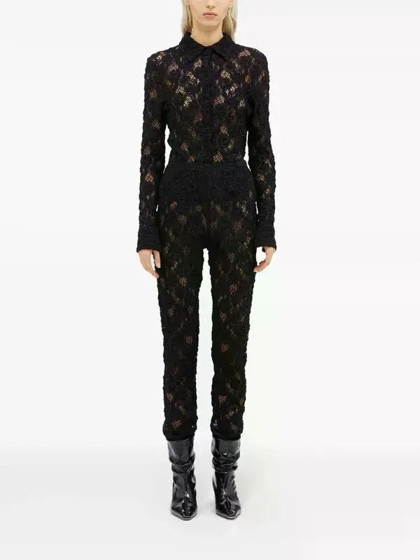 MSGM Lace Knitted Trousers