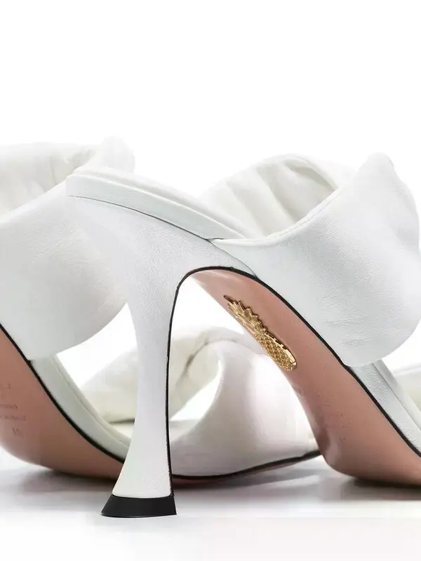 AQUAZZURA Twist 95mm Leather Sandals