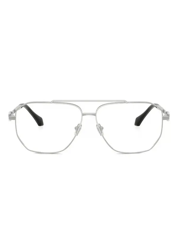Versace Geometric-frame Glasses - Silver