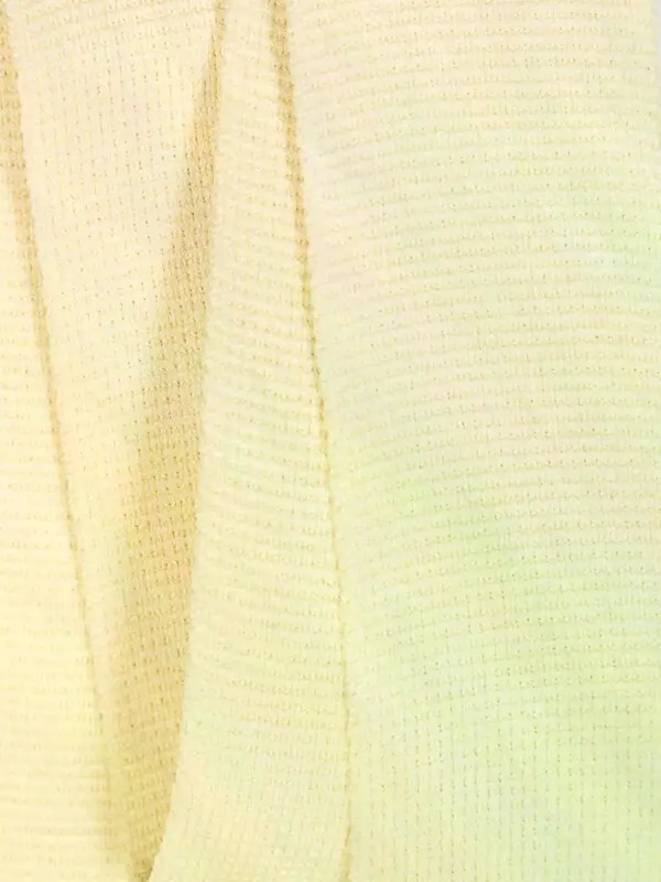 Plan C Logo-patch Ribbed Scarf
