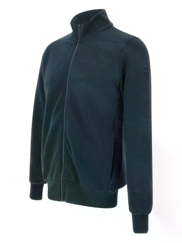 COLMAR Ottoman-effect Zip-up Sweatshirt - Blue