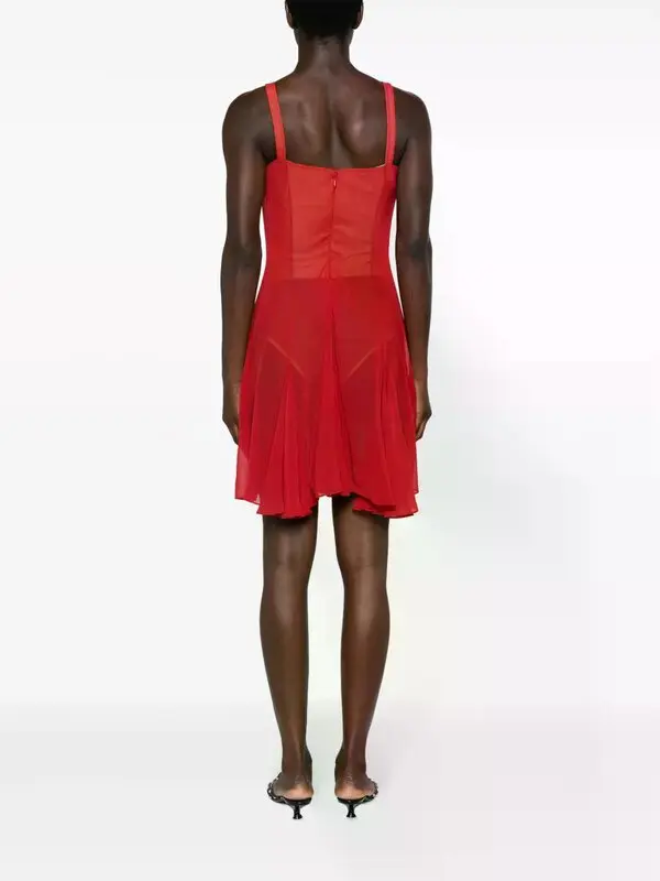 NENSI DOJAKA Cut-out Tulle Minidress