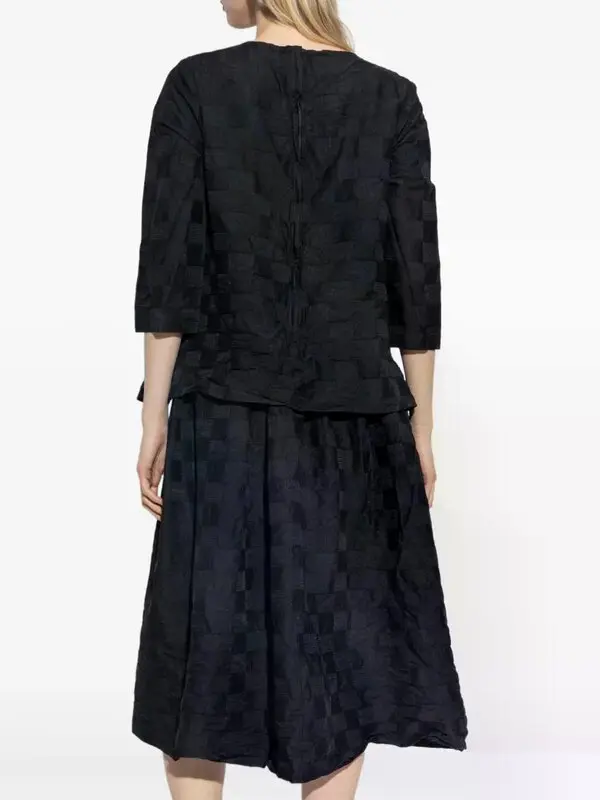 Comme Des Garçons Check Pattern Dress