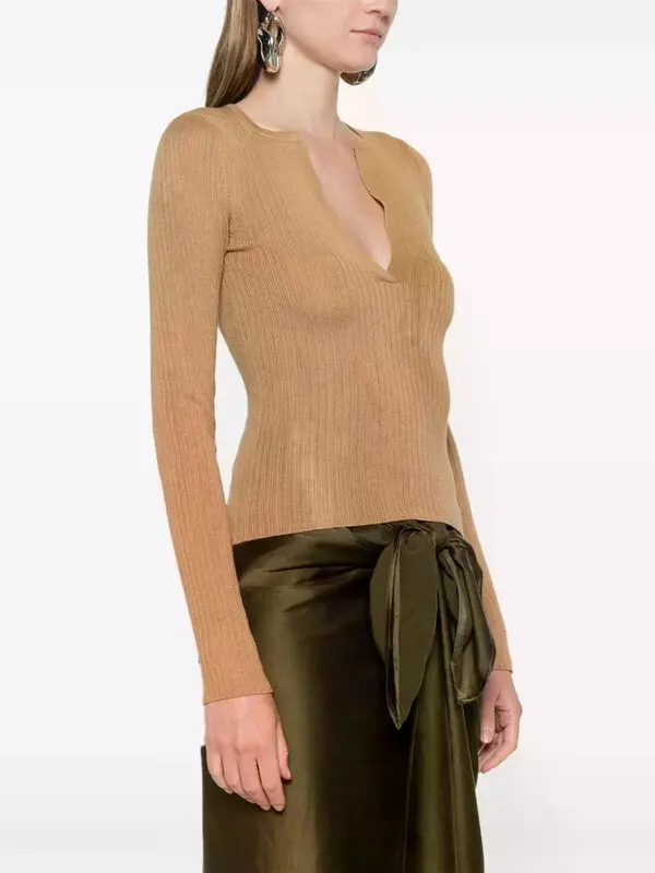 Max Mara Urlo Ribbed Sweater - Neutrals