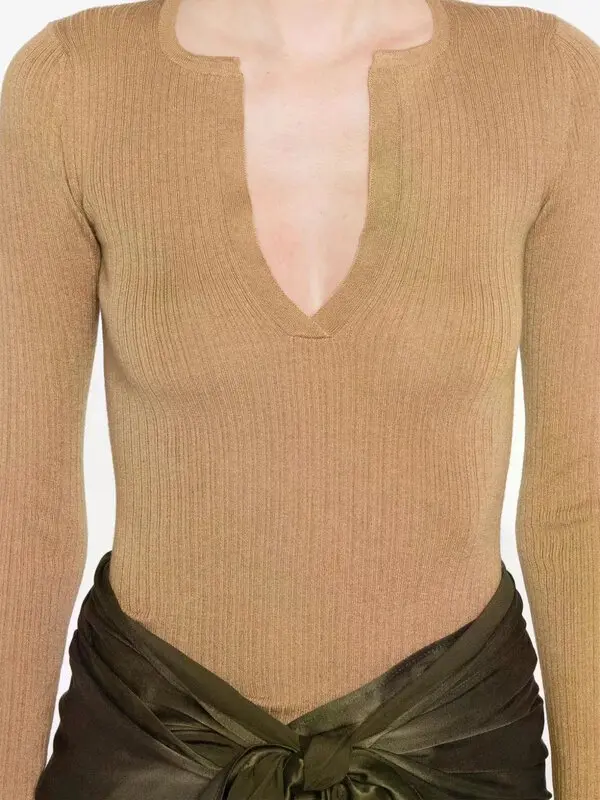 Max Mara Urlo Ribbed Sweater - Neutrals