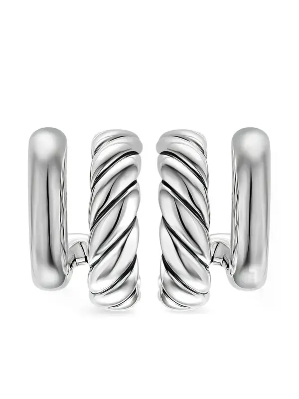 David Yurman Dy Mercer® Hoop Earrings - Silver