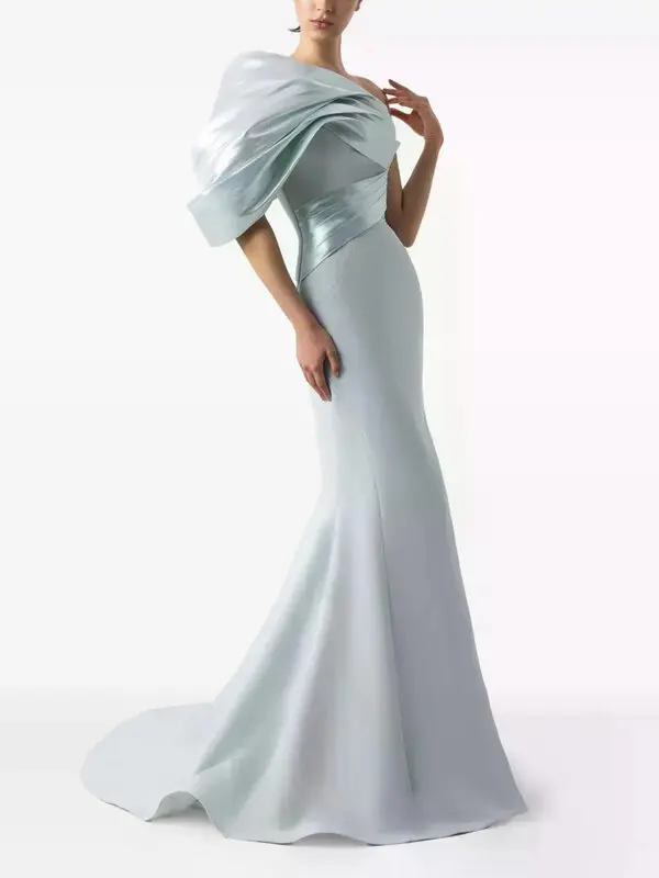 GABY CHARBACHY One-shoulder Mermaid Gown