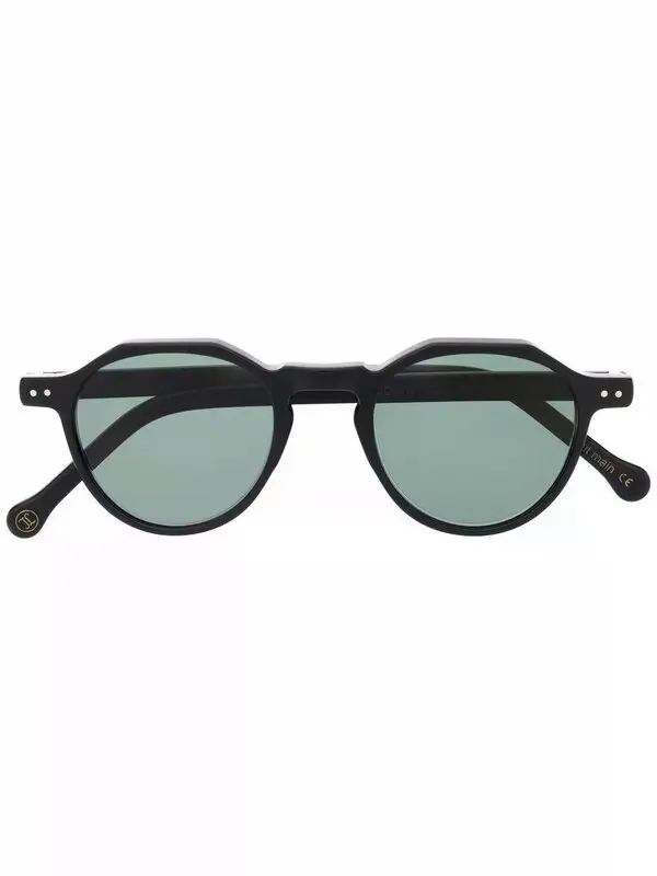 LESCA Icon 36 Round-frame Sunglasses