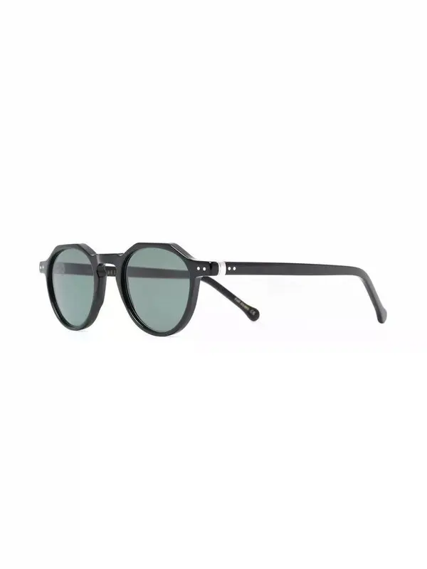 LESCA Icon 36 Round-frame Sunglasses