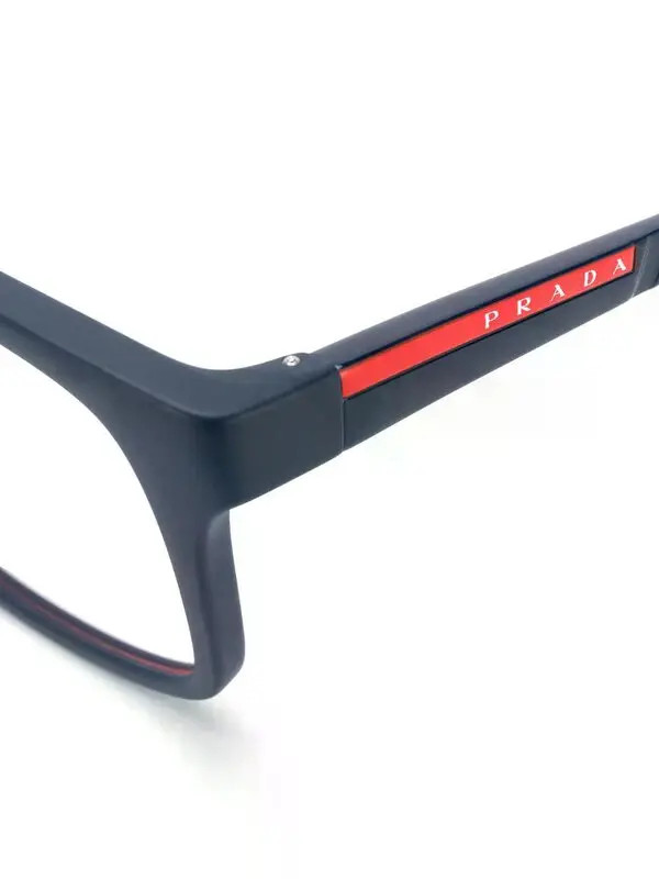 Prada Ps01lv Square-frame Glasses - Blue