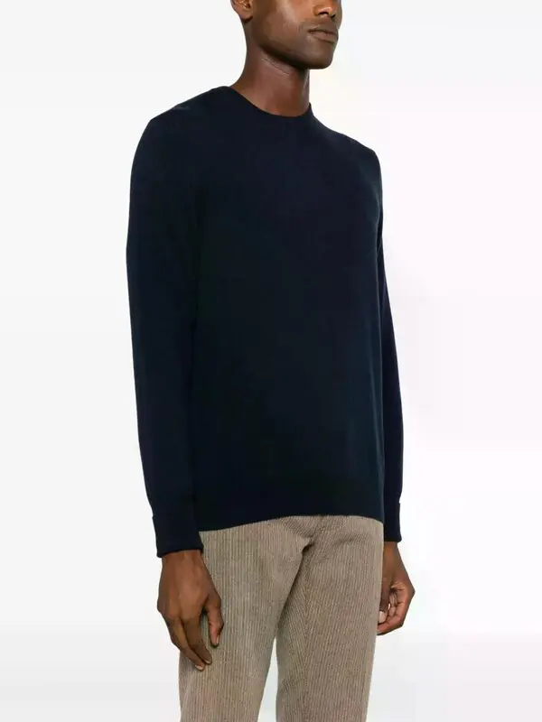BALLANTYNE Cashmere Crew-neck Jumper - Blue