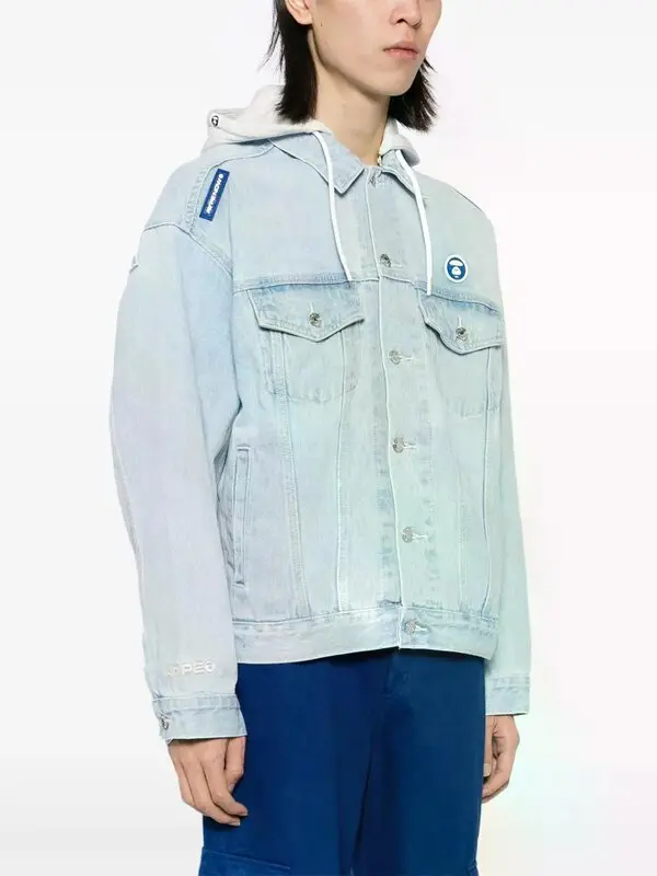 AAPE BY *A BATHING APE Logo-patch Hooded Jacket