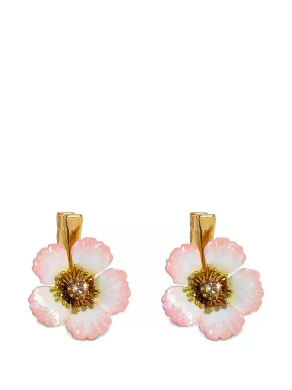JENNIFER BEHR Debbie Floral Hair Clips - Pink