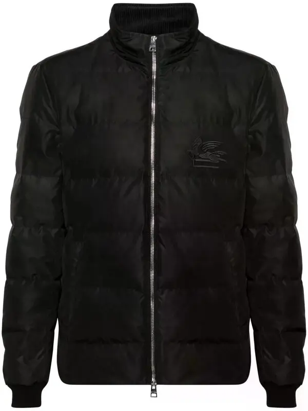 Etro Pegaso-embroidered Puffer Jacket