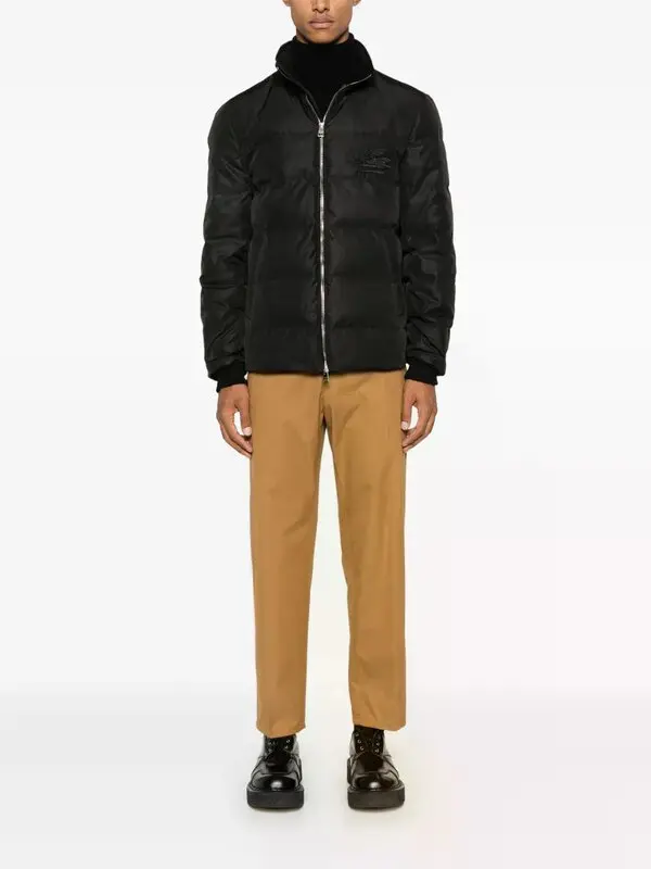 Etro Pegaso-embroidered Puffer Jacket