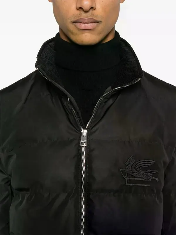 Etro Pegaso-embroidered Puffer Jacket