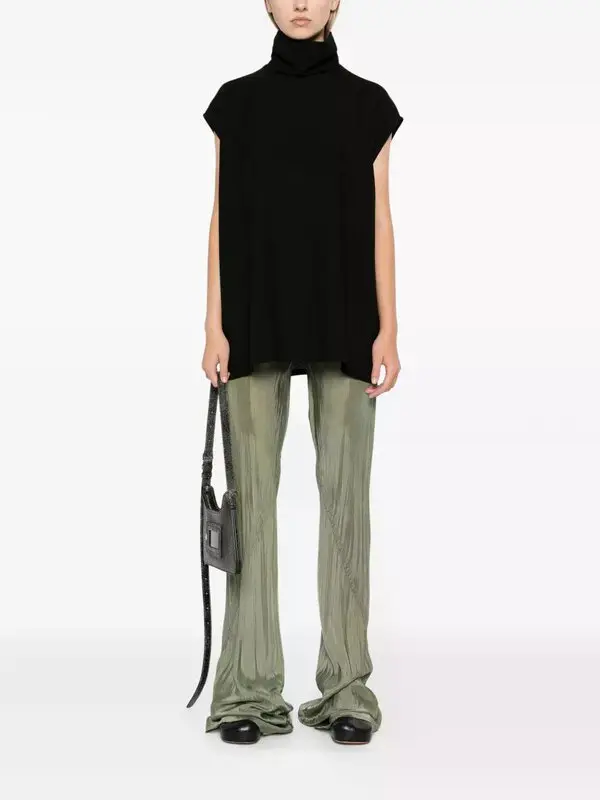 Rick Owens Roll-neck Crepe Top