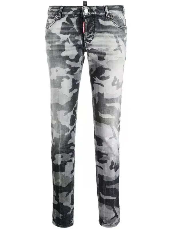 Dsquared2 Camouflage-print Skinny Jeans