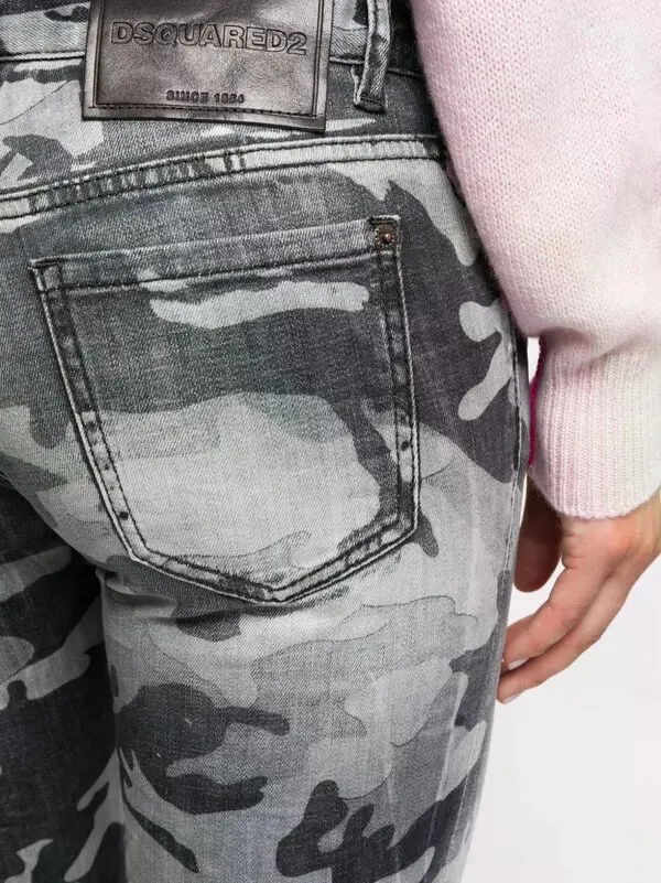 Dsquared2 Camouflage-print Skinny Jeans