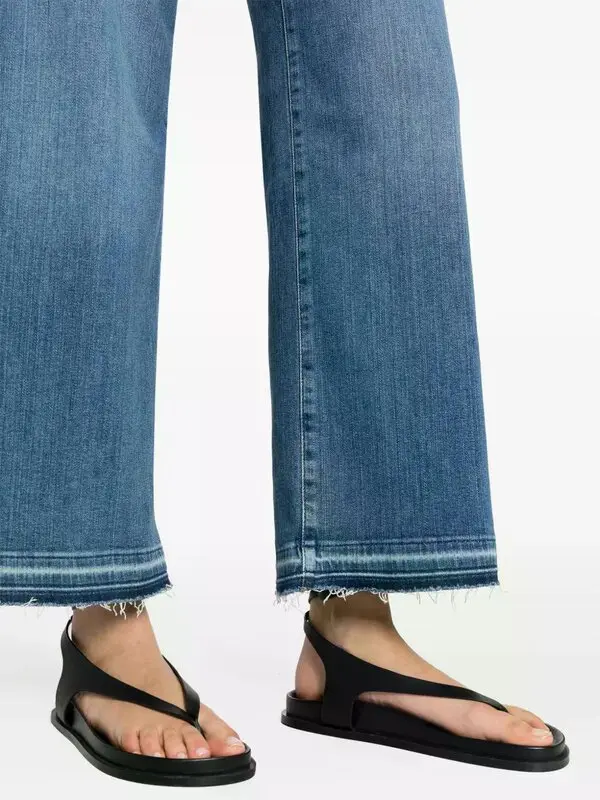 FRAME Le Slim High-rise Palazzo Jeans