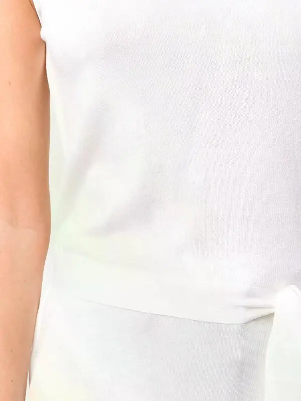 Malo Belted Knitted Tunic - Neutrals