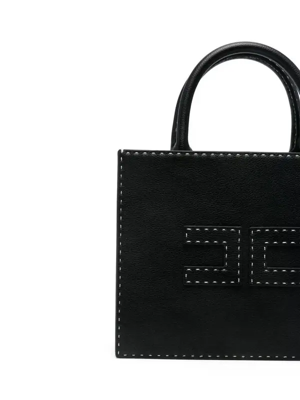 Elisabetta Franchi Contrasting-topstitching Tote Bag