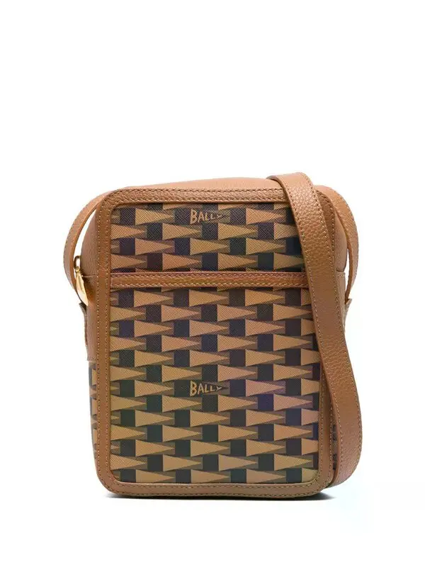 Bally Pennant Monogram Crossbody Bag