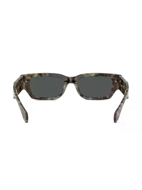 Versace Rectangle-frame Sunglasses - Green