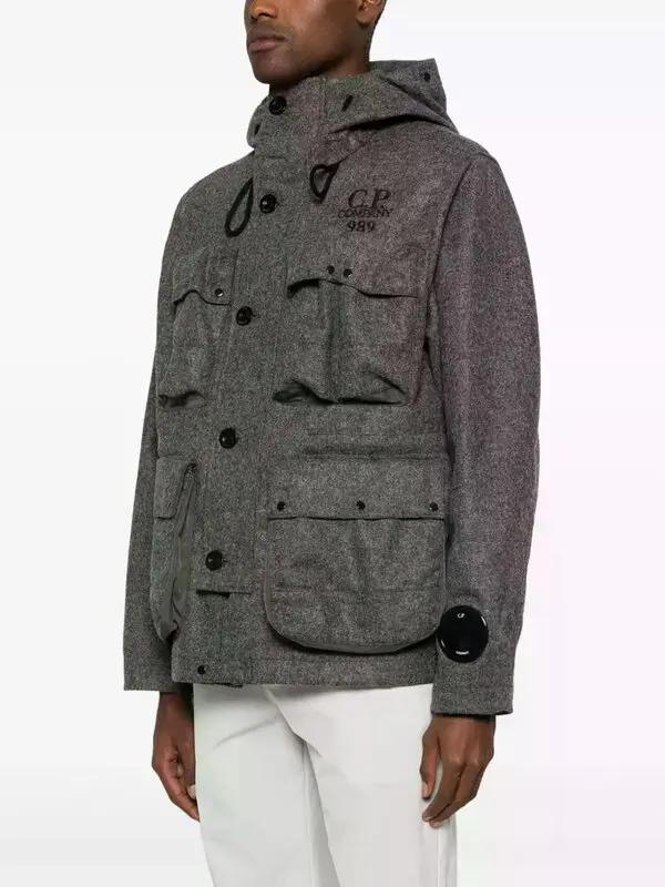 C.P. COMPANY Shetland Jacket With Goggles Detail