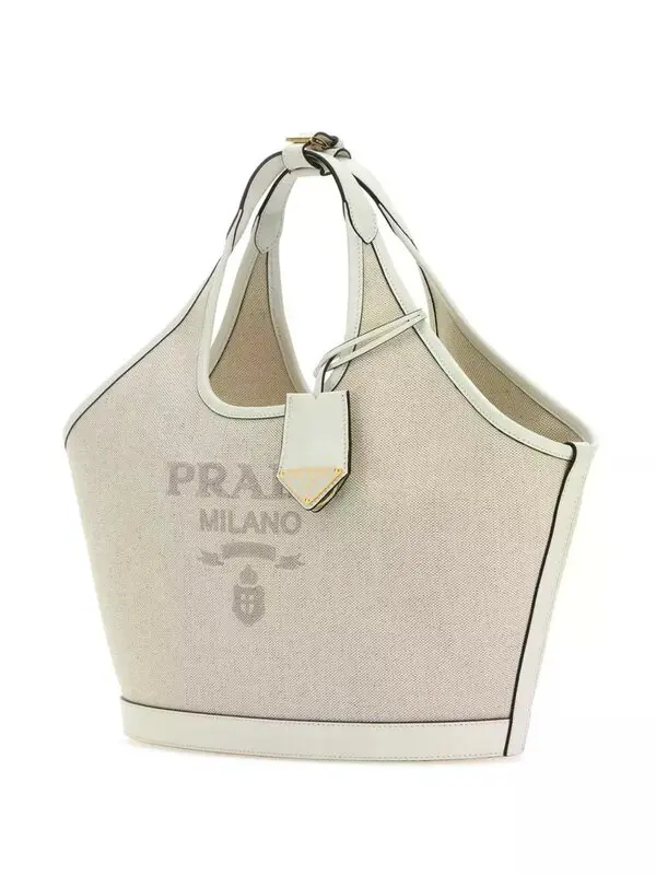 Prada Canvas Tote Bag