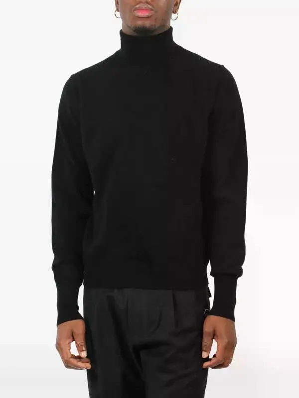DRUMOHR Cashmere High Neck Sweater - Black